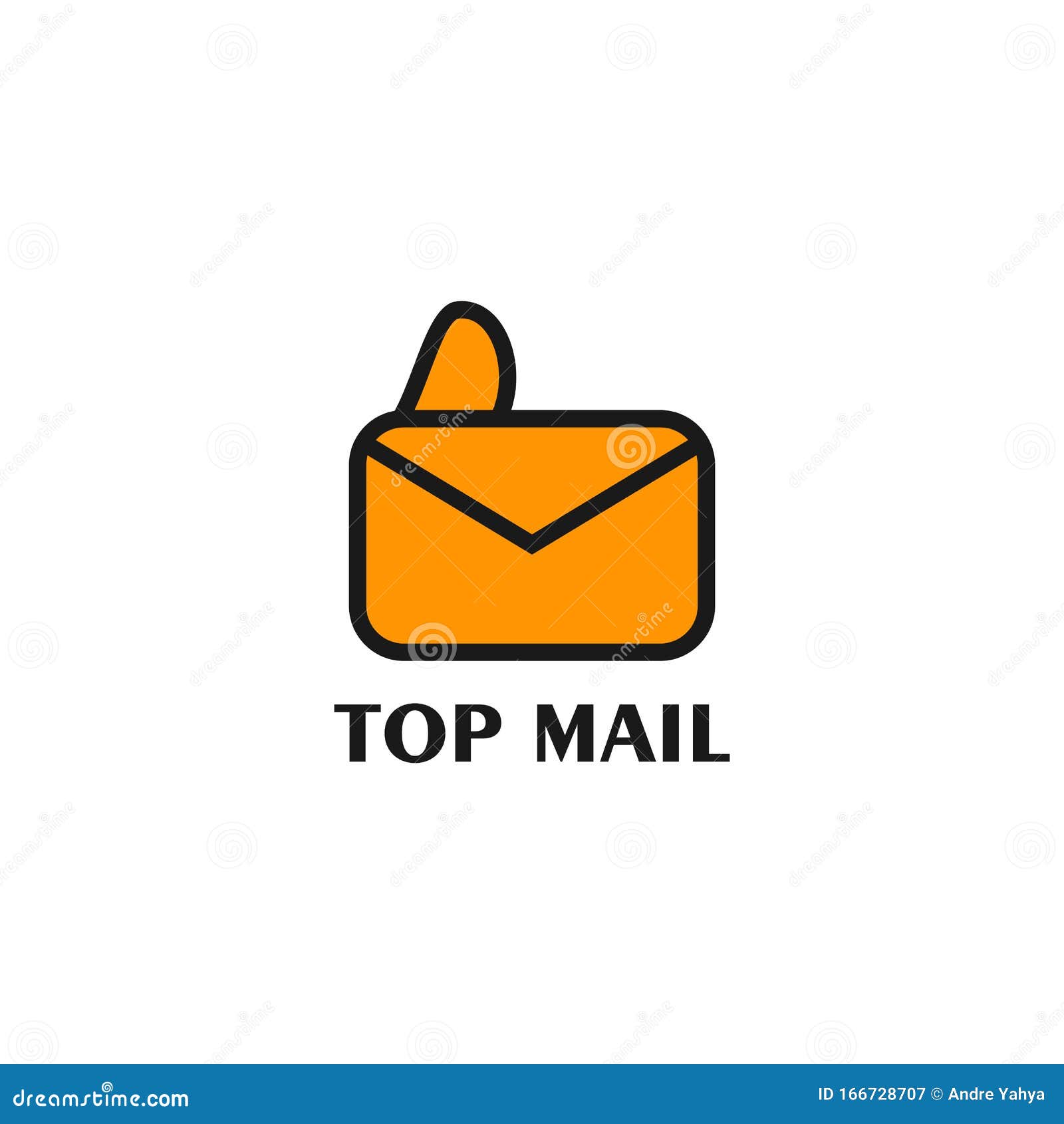 Top mail logo template stock illustration. Illustration of element ...