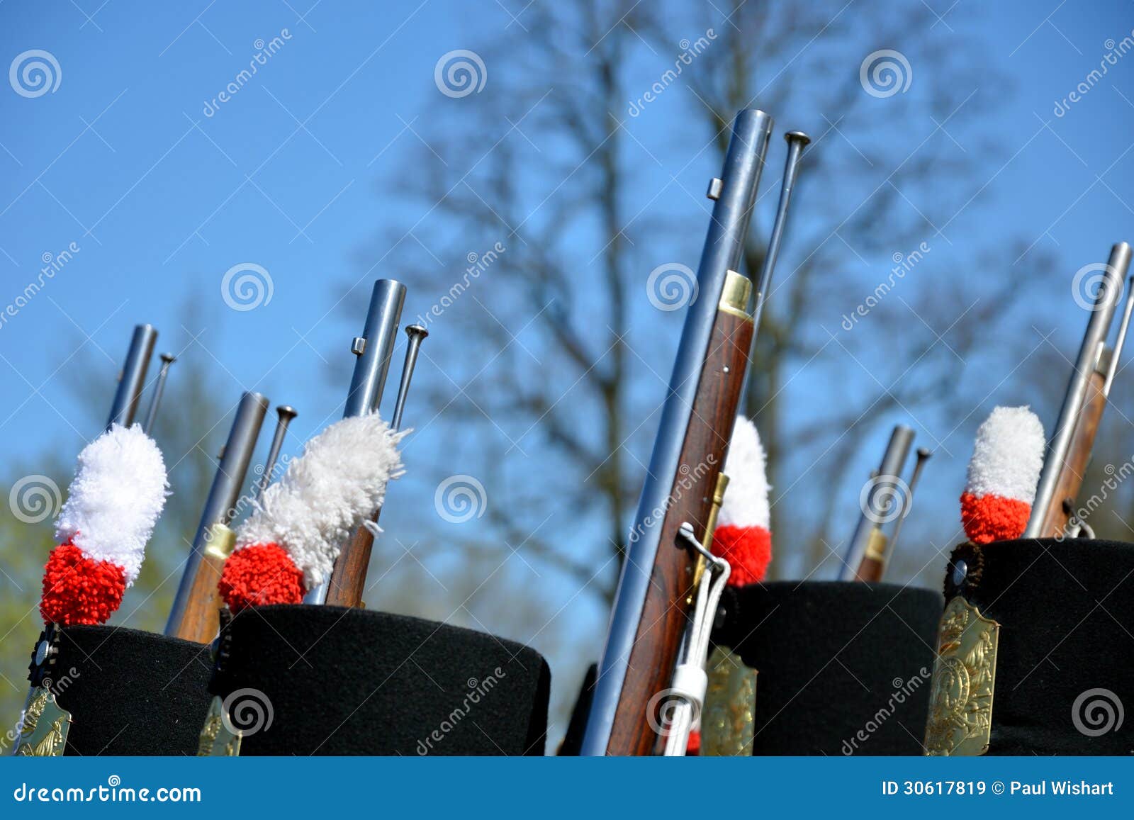 Top of marching soldiers stock image. Image of europe - 30617819