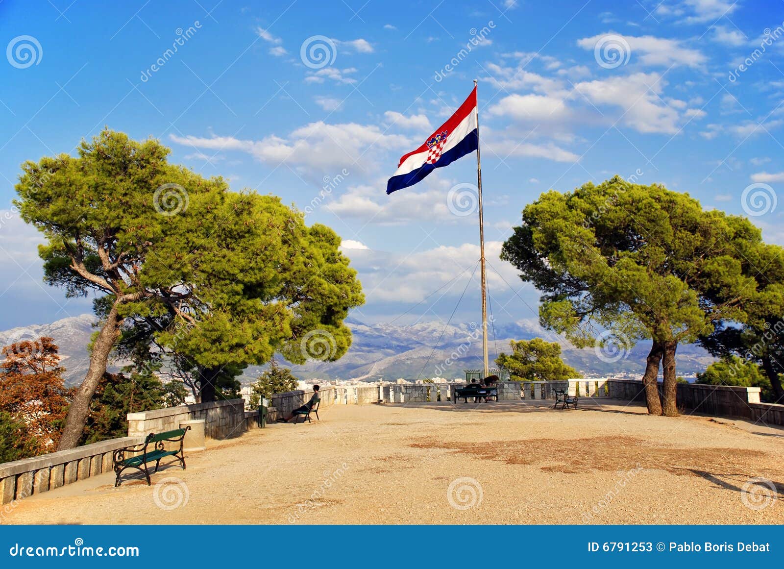 Top of Marjan Hill at Split - Croatia Stock Image - Image of holiday ...