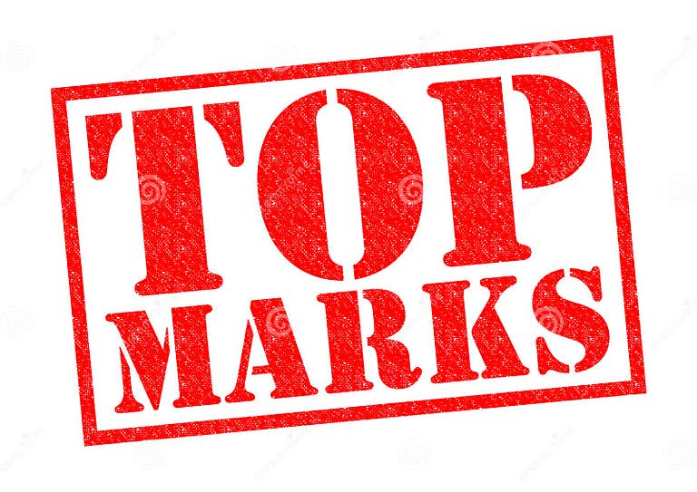 TOP MARKS stock photo. Image of gcse, marks, heading - 88000242