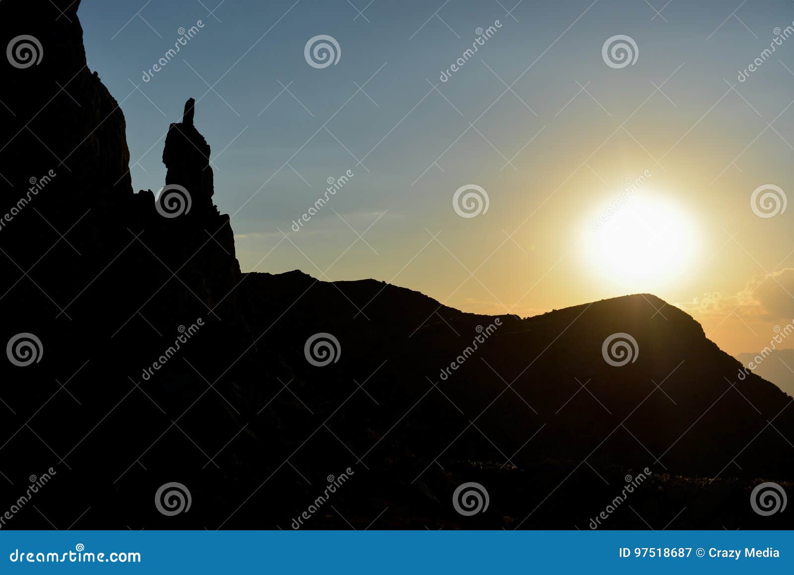 Top middle finger cliffs stock image. Image of cliffs - 97518687