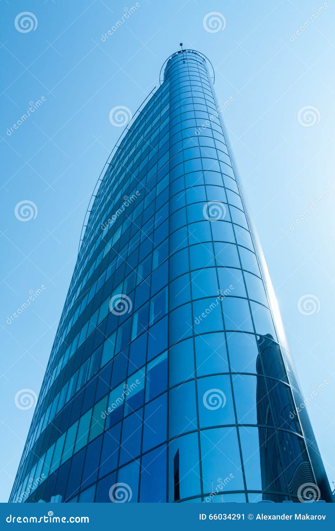 The Top of Modern High Rise Building Stock Image - Image of ...