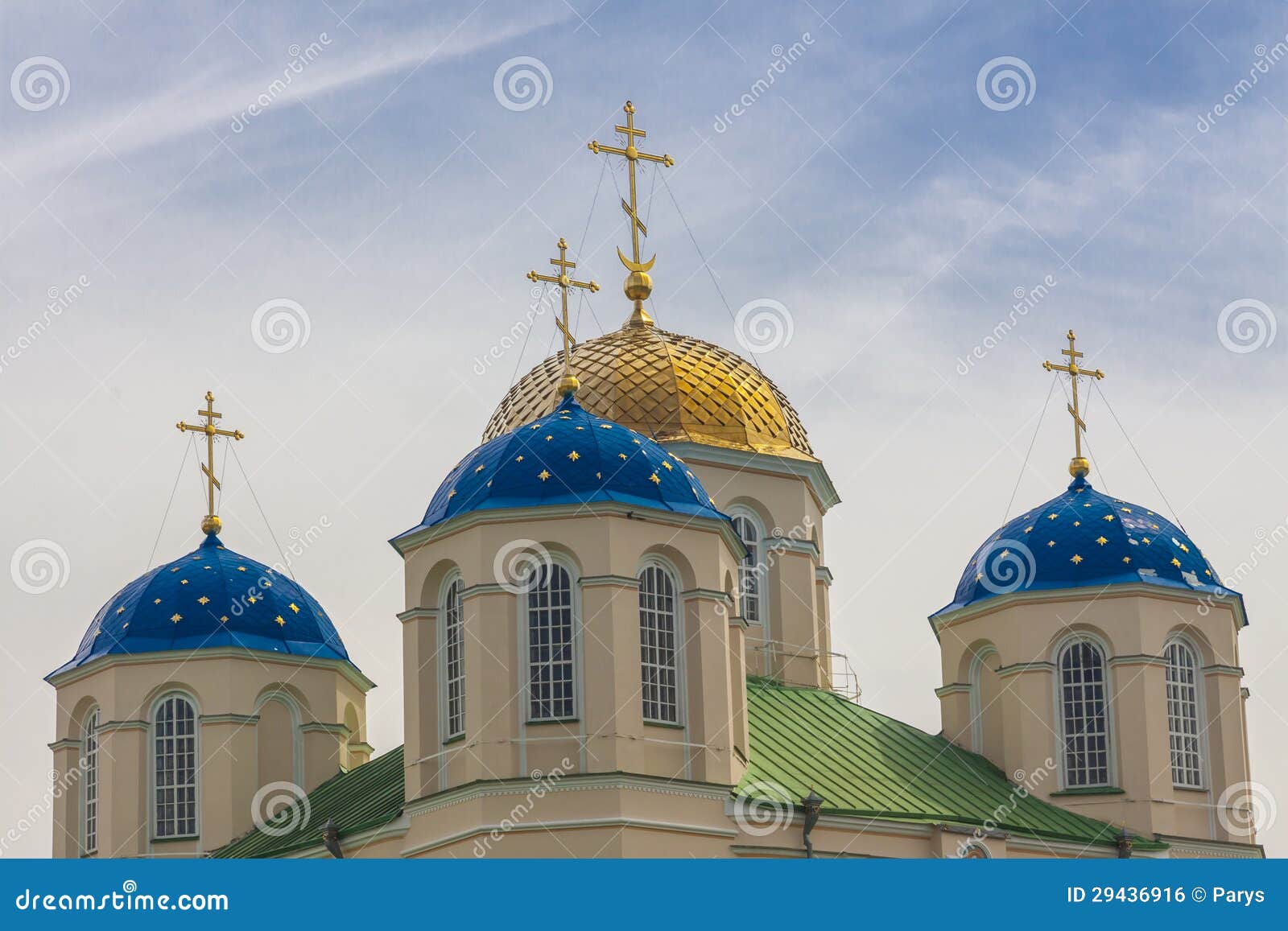 Top of Monastery in Ostroh - Ukraine. Stock Photo - Image of ...