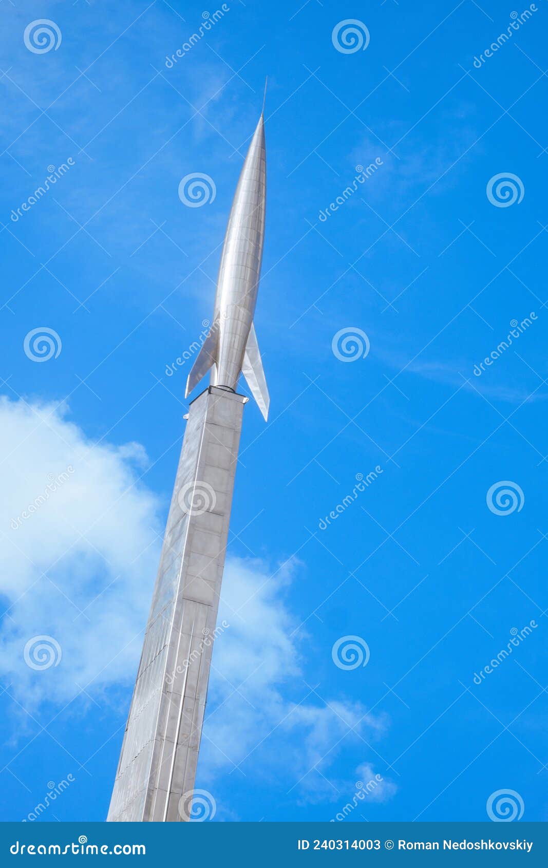 Top of the Monument To the Conquerors of Space in Moscow Editorial ...