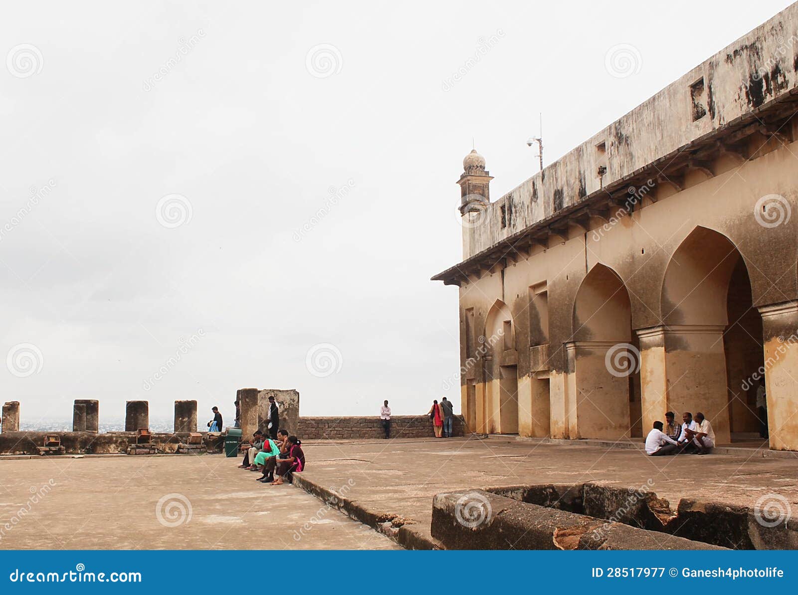 Top Most View of the Golkonda Fort Editorial Photography - Image of ...