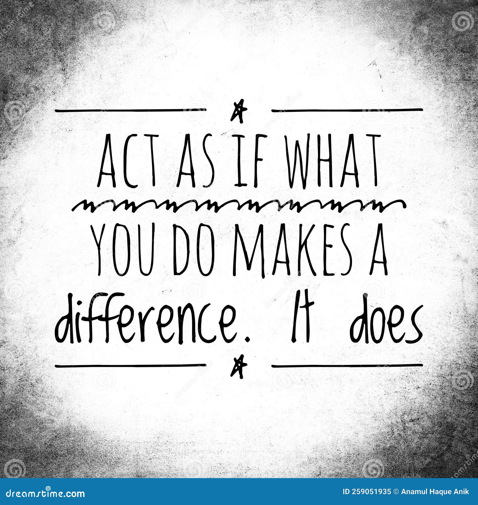 Top Motivation and Inspirational Quote. Act As If What You Do Makes a ...