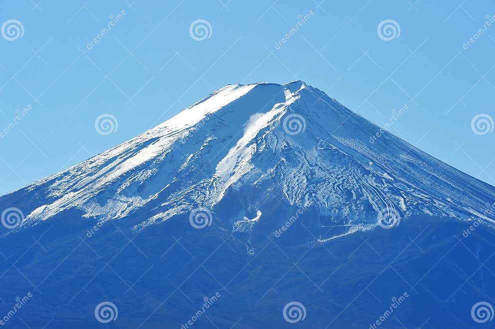 Top of mount fuji stock image. Image of japan, snow, high - 23217355