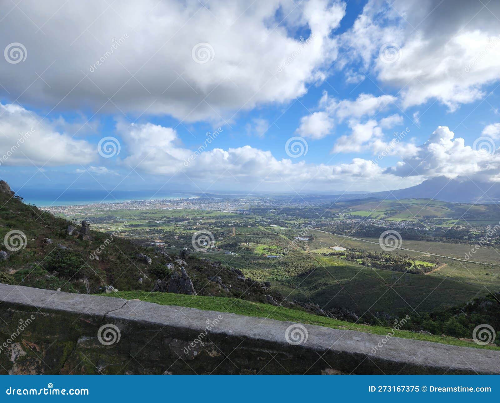 Top of Mountain View at Strand Cape Town Stock Image - Image of cape ...