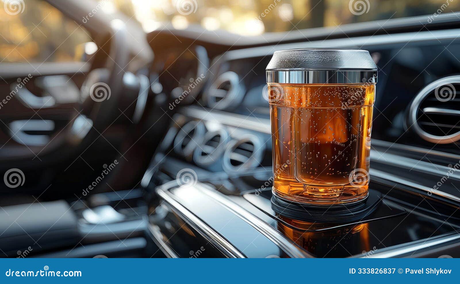 Top Notch Beverage Holder Designed for Car Displayed in Luxury Car ...
