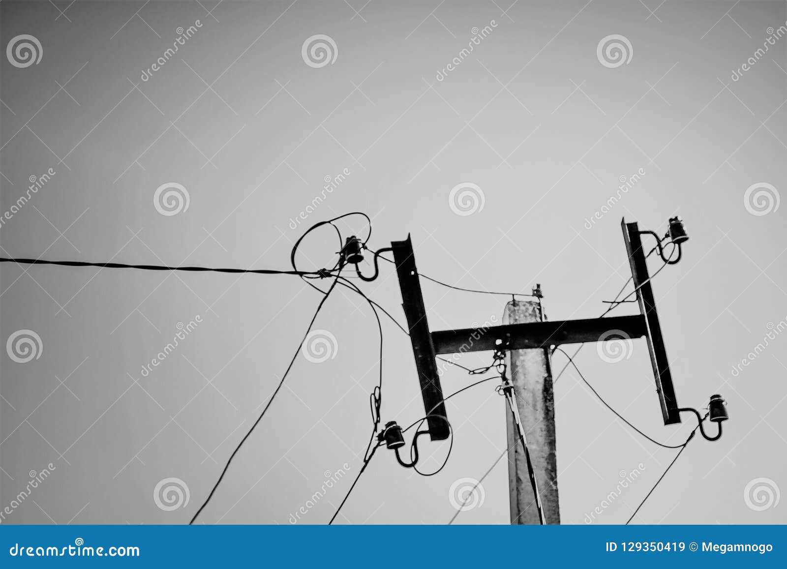 Electrical Pillar On Tiled Roof Royalty-Free Stock Photo ...