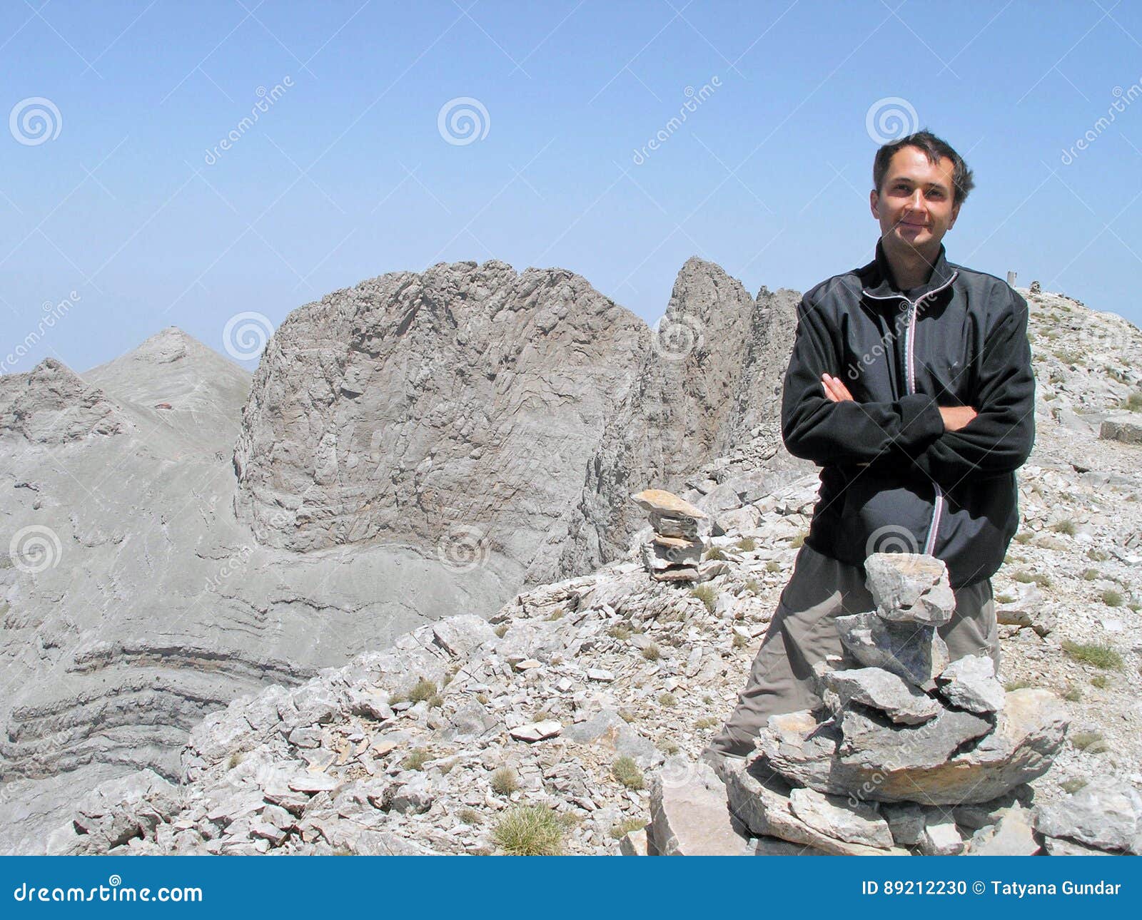 On top of Olympus. stock photo. Image of sight, stefani - 89212230