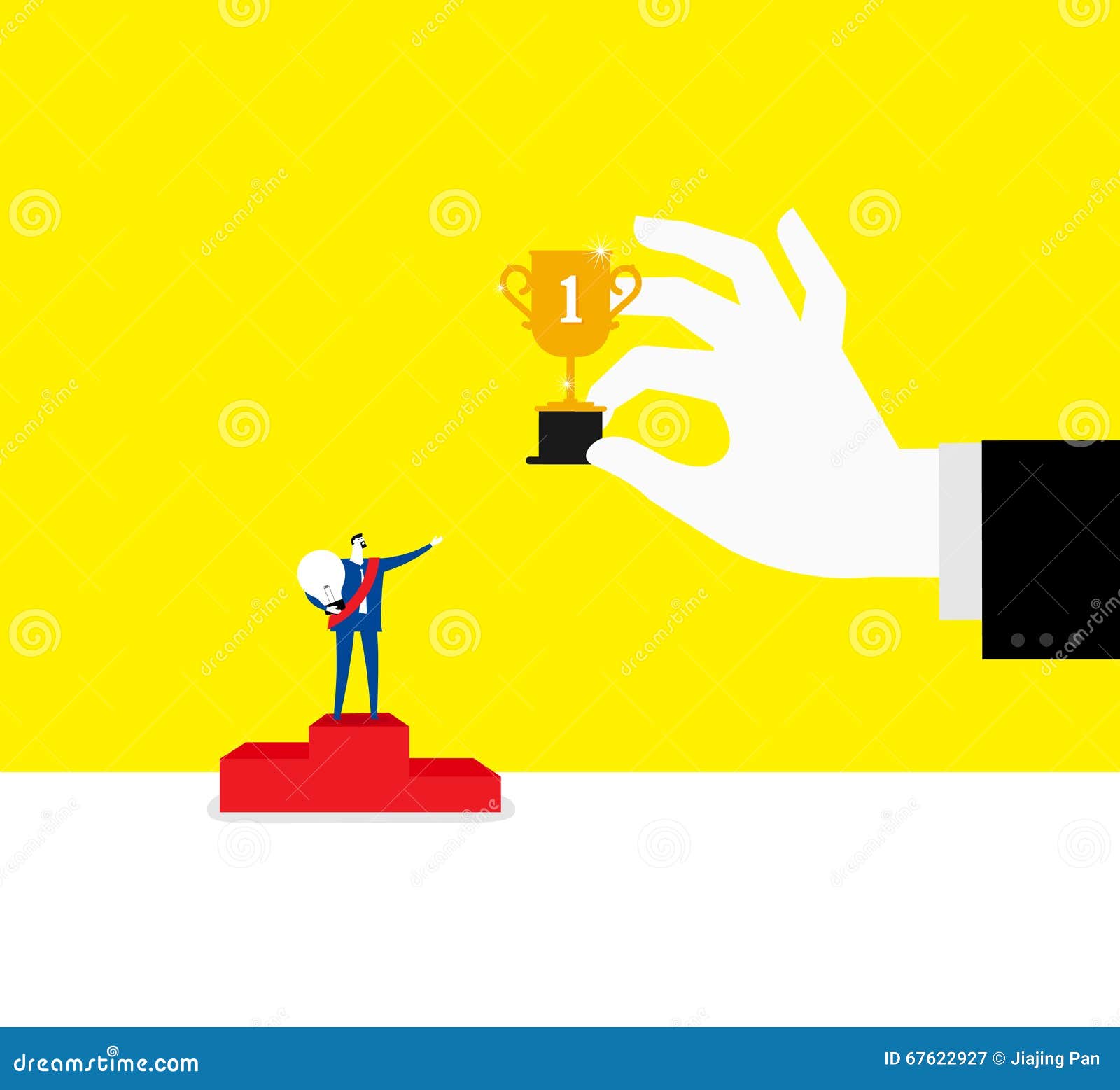 The top one stock illustration. Illustration of clap - 67622927