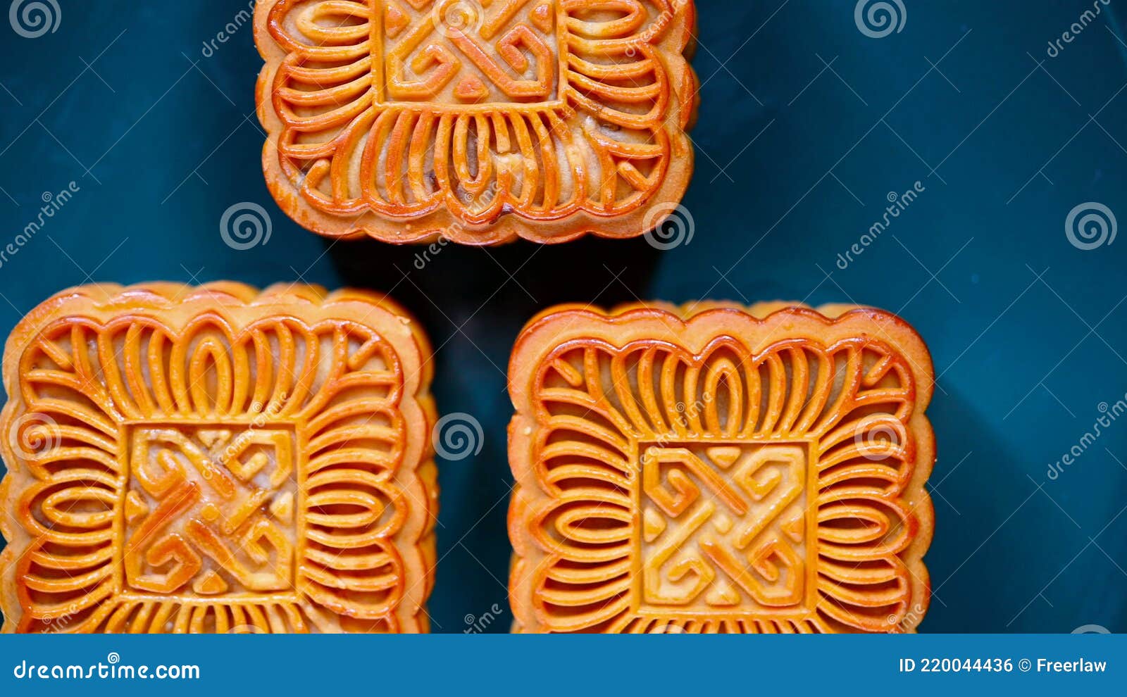 Top Pan Square Shape Traditional Mooncakes Stock Footage - Video of ...