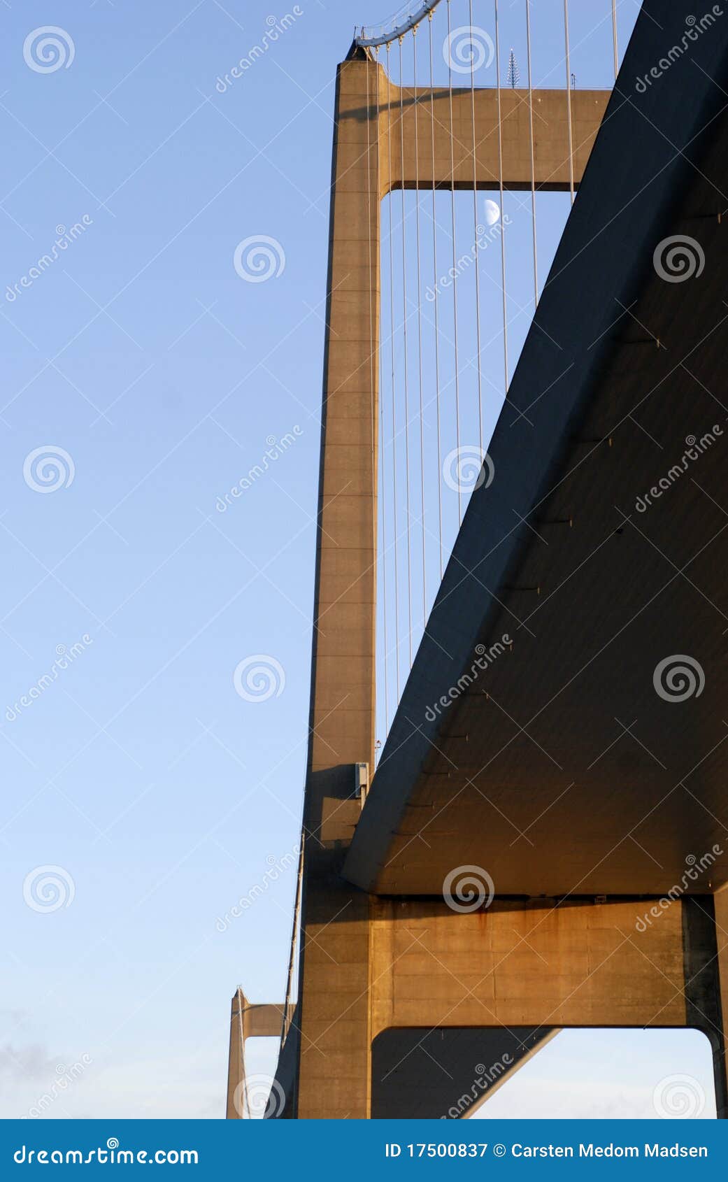 Top part of bridge stock image. Image of perspective - 17500837