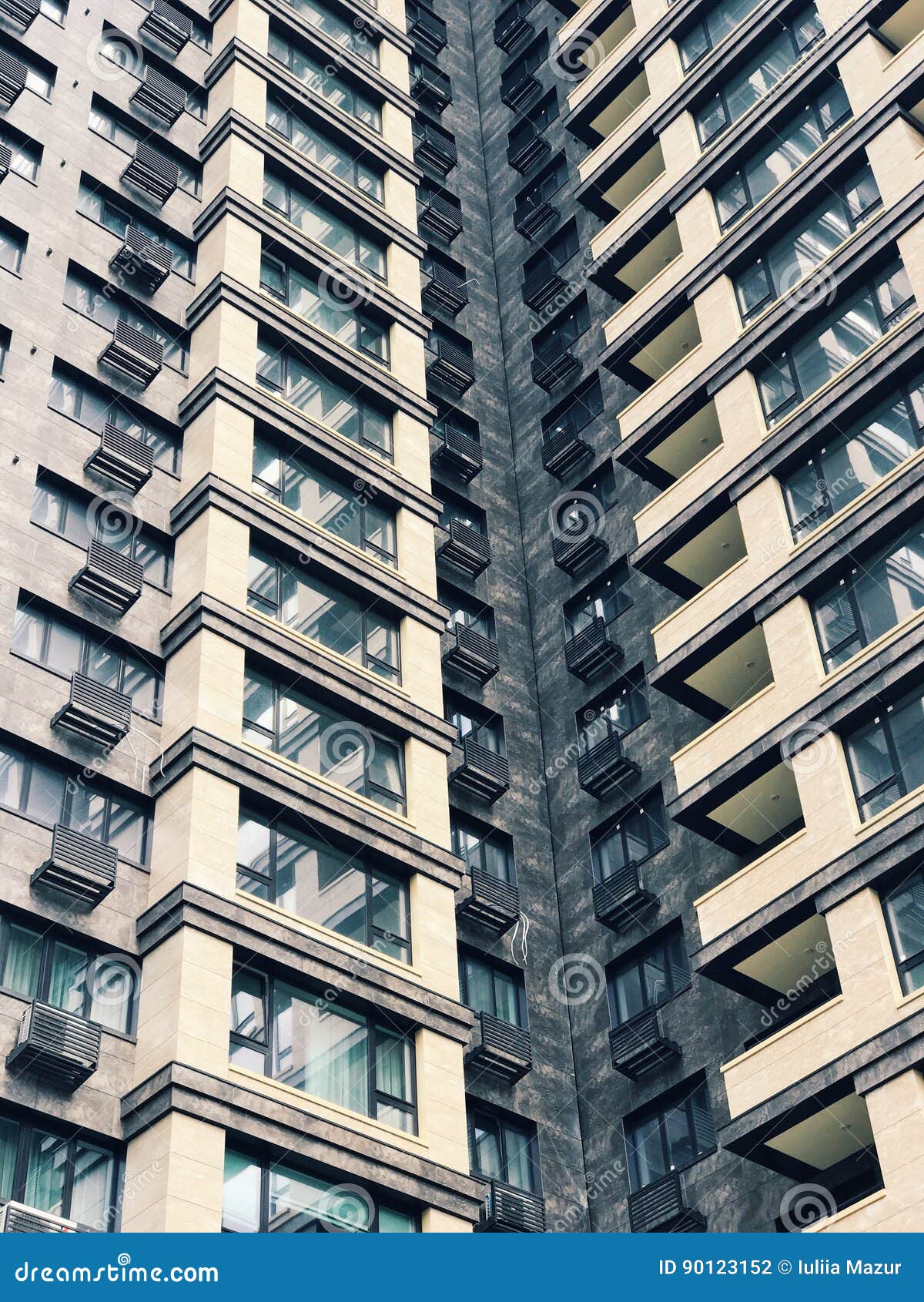 Top Part of High-rise Business Building Stock Photo - Image of color ...