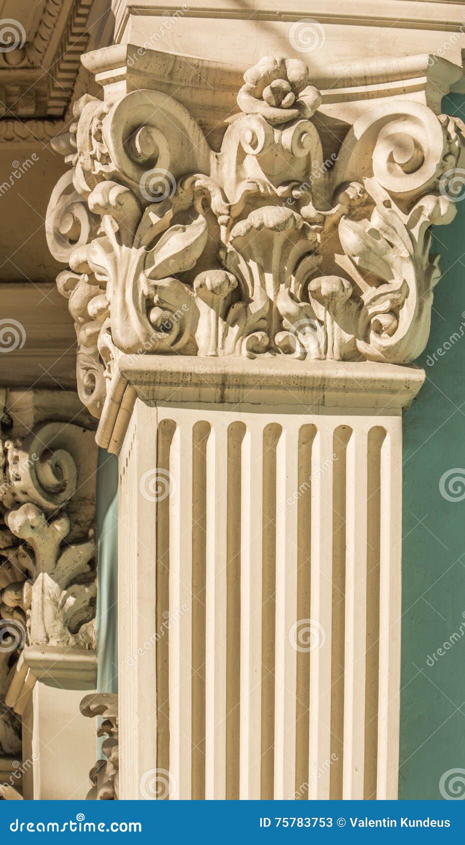 Top pattern of columns stock image. Image of classical - 75783753
