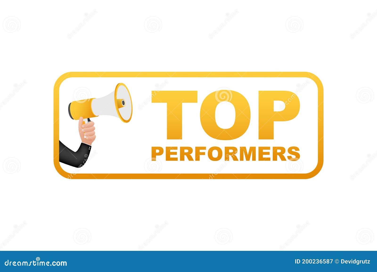 Top Performers. Badge, Icon, Stamp, Logo. Vector Illustration. Stock ...