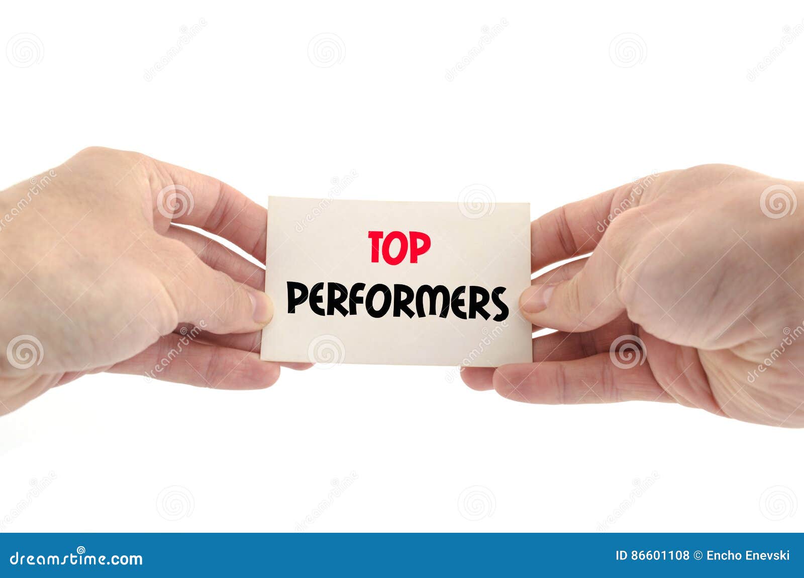 Top Performers Text Concept Stock Photo - Image of competition, good ...