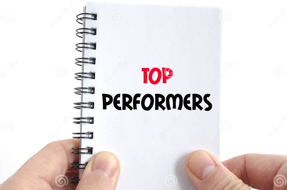 Top Performers Text Concept Stock Image - Image of highest, leader ...
