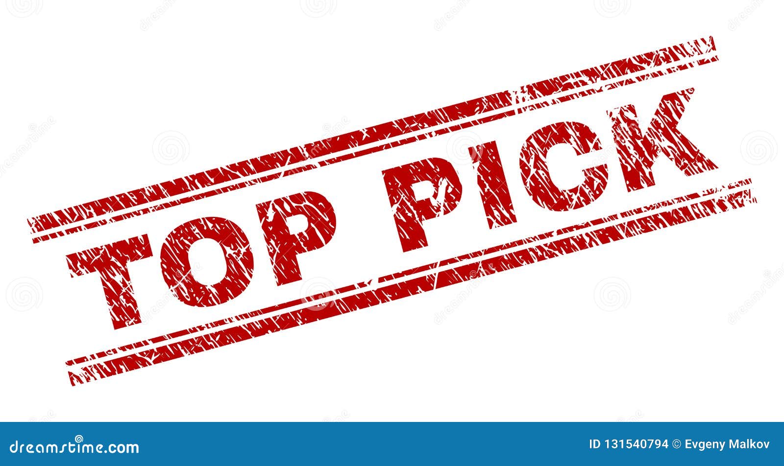 Scratched Textured TOP PICK Stamp Seal Stock Vector - Illustration of ...