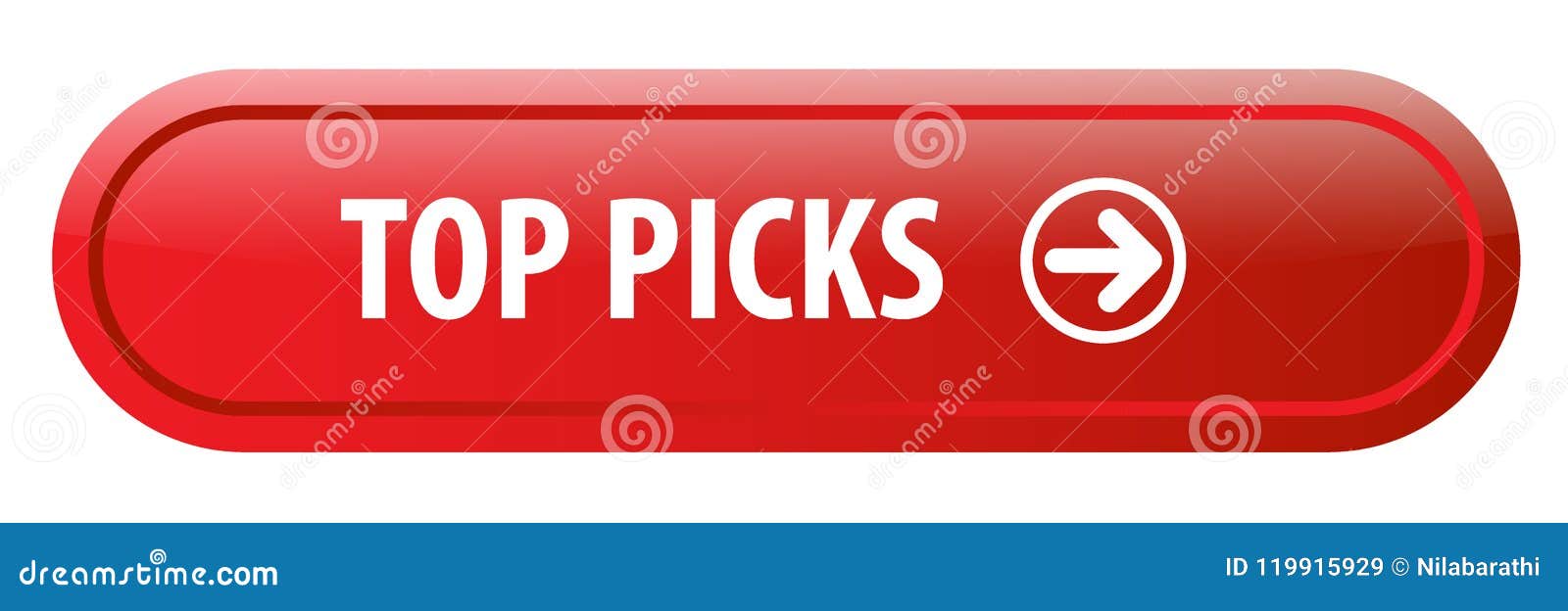 Top picks web button stock illustration. Illustration of favorite ...
