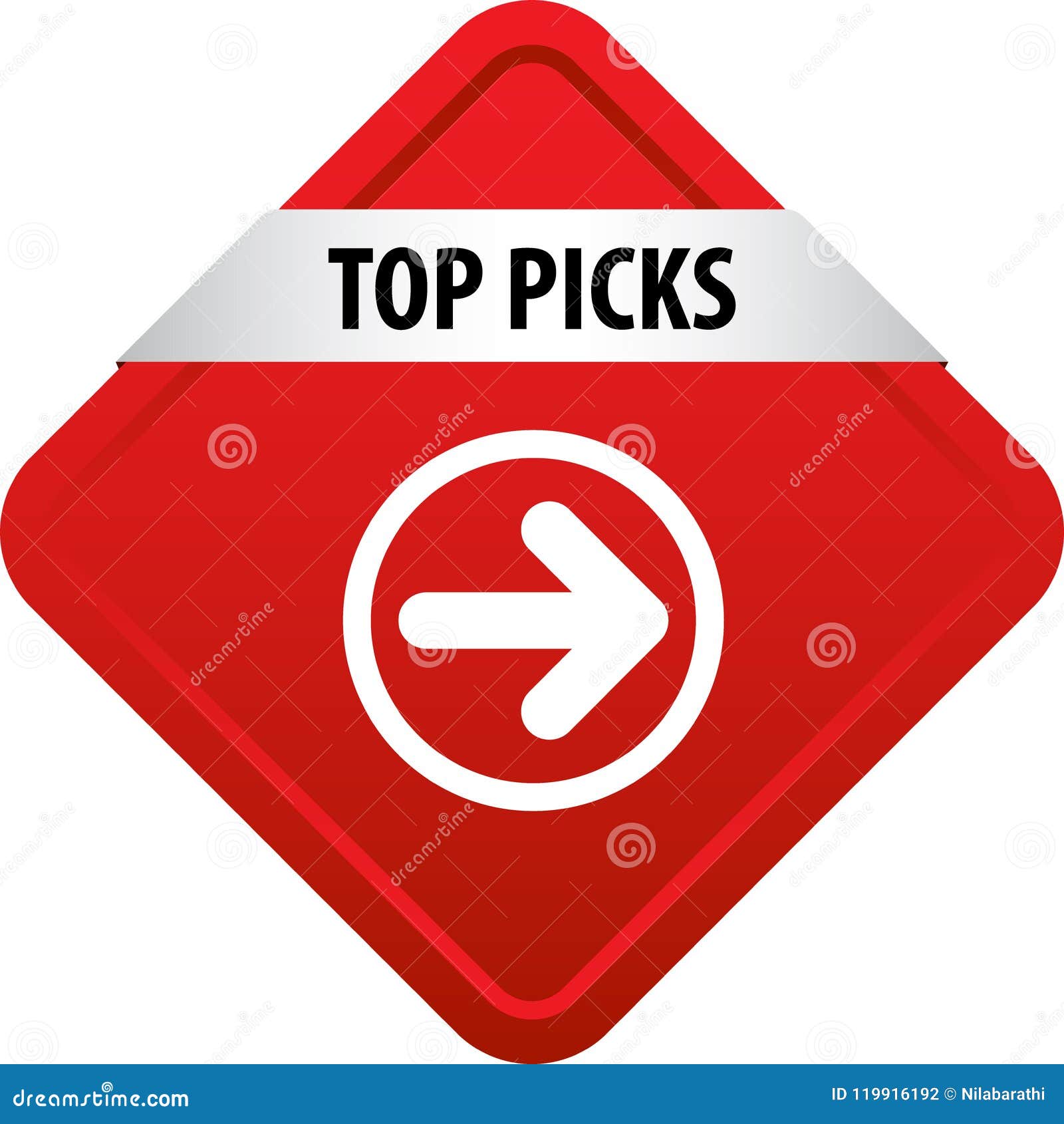 Top picks web button stock illustration. Illustration of consumer ...