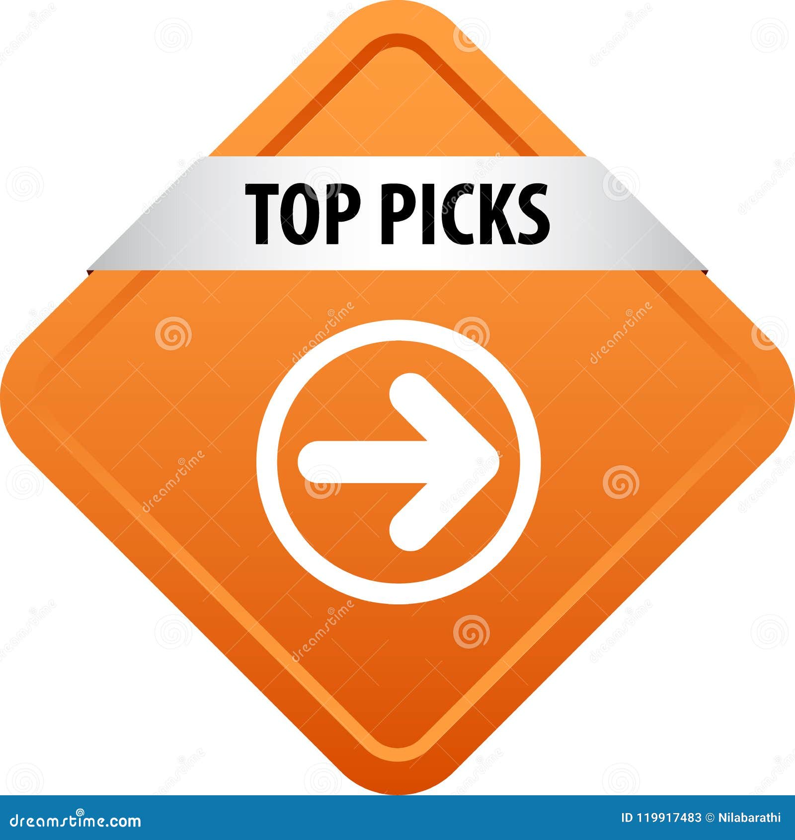 Top picks web button stock illustration. Illustration of internet ...