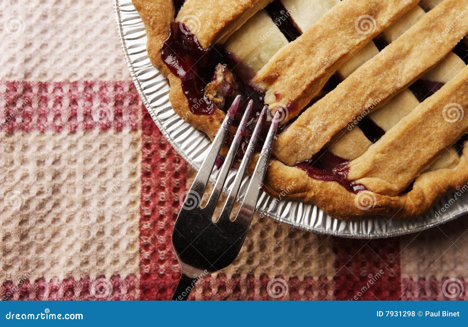 Top pie stock photo. Image of crust, homemade, diner, blue - 7931298