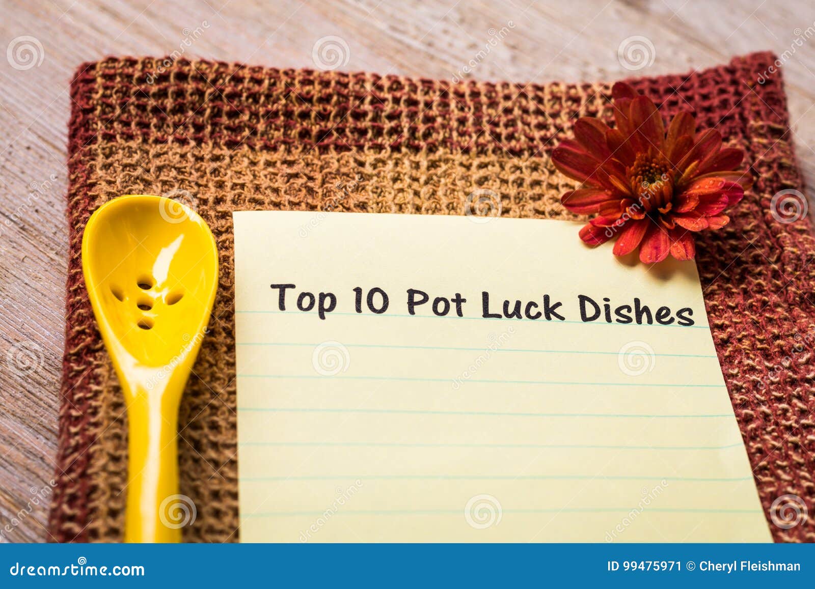 Top 10 Pot Luck Ideas Concept Stock Image - Image of crisp, list: 99475971