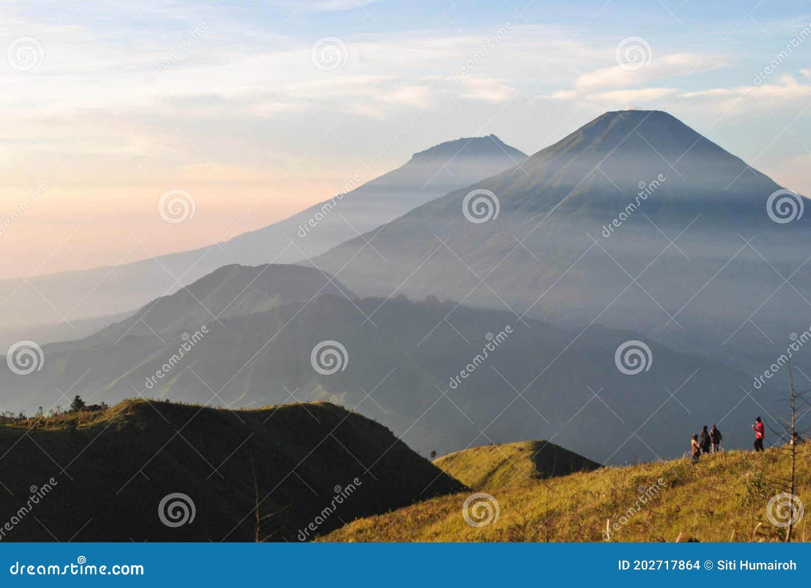 Top of Prau Mountain stock photo. Image of central, indonesia - 202717864