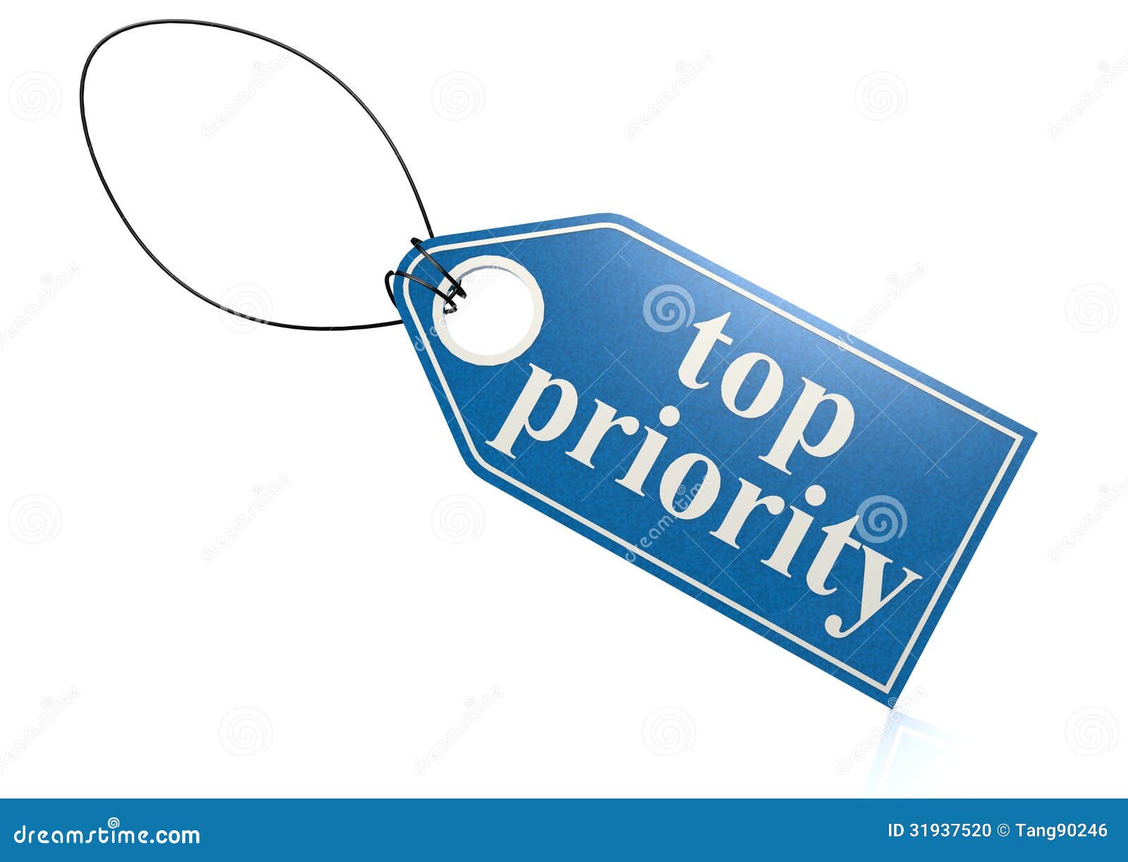 Top priority label stock illustration. Illustration of cutout - 31937520