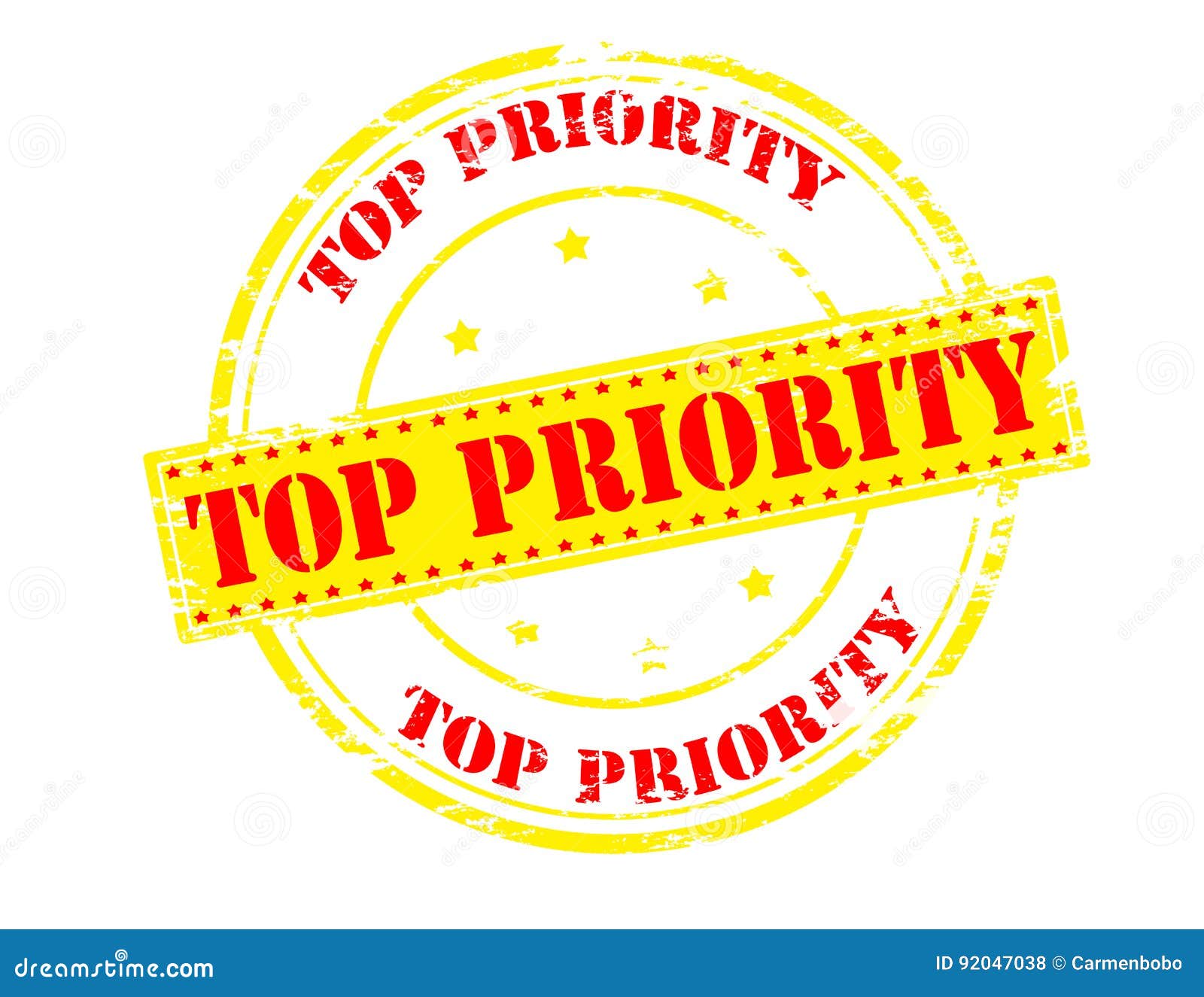 Top priority stock illustration. Illustration of rubber - 92047038