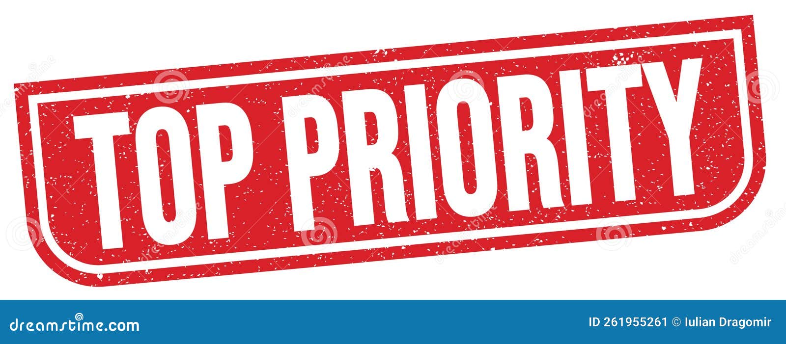 TOP PRIORITY Text Written on Red Stamp Sign Stock Image - Image of word ...