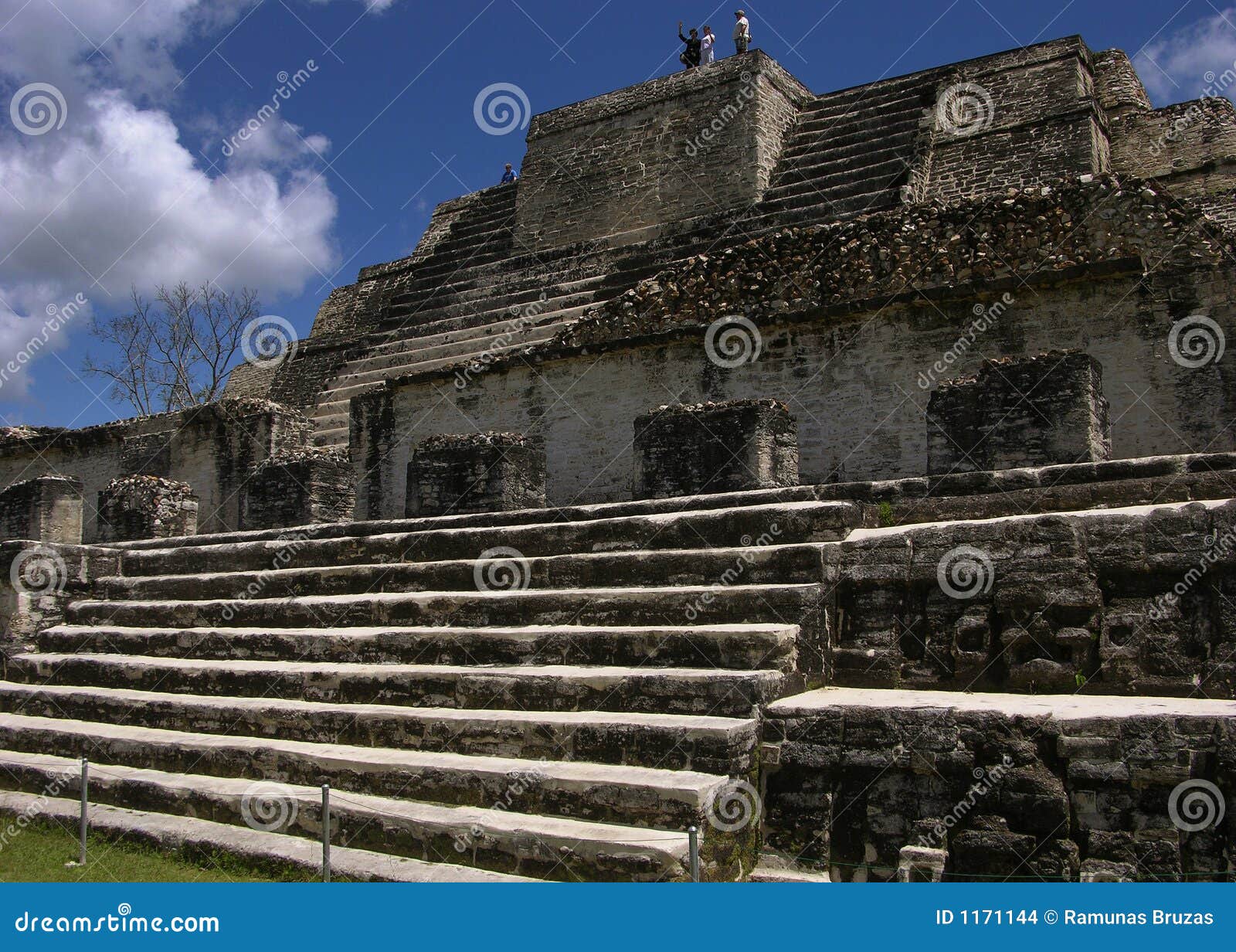 On a Top of a Pyramid stock photo. Image of tourist, pyramid - 1171144