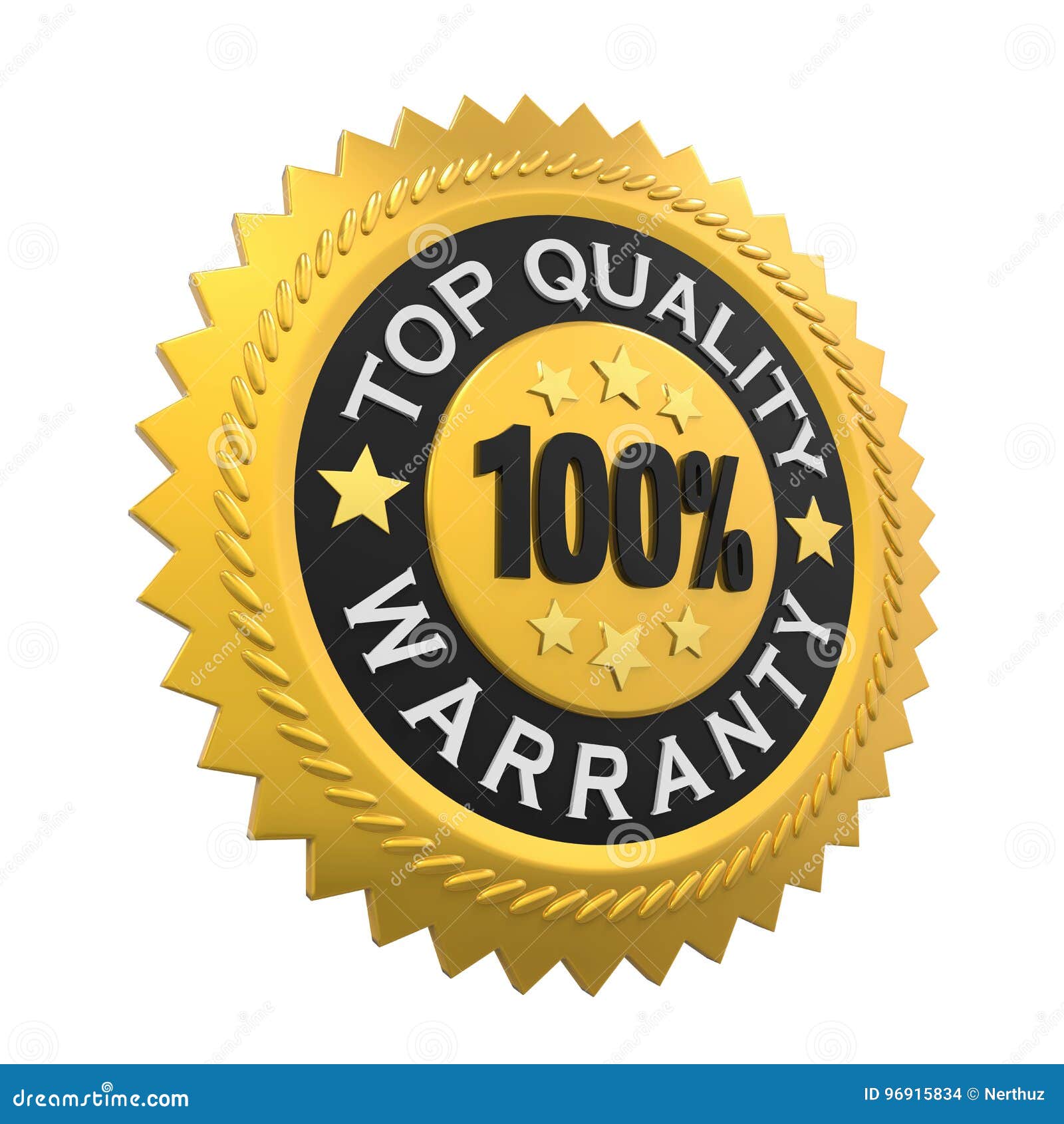 Top Quality Guaranteed Label Isolated Stock Illustration - Illustration ...