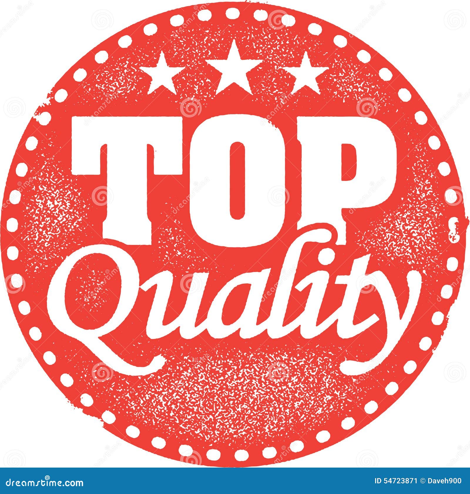 Top Quality Stamp stock illustration. Illustration of quality - 54723871