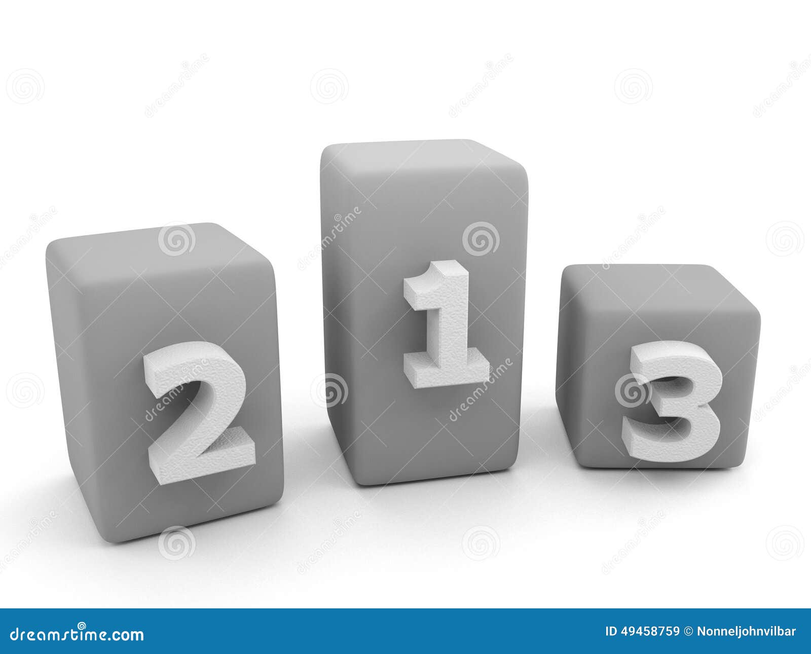 Top 3 rankings stock illustration. Illustration of level - 49458759