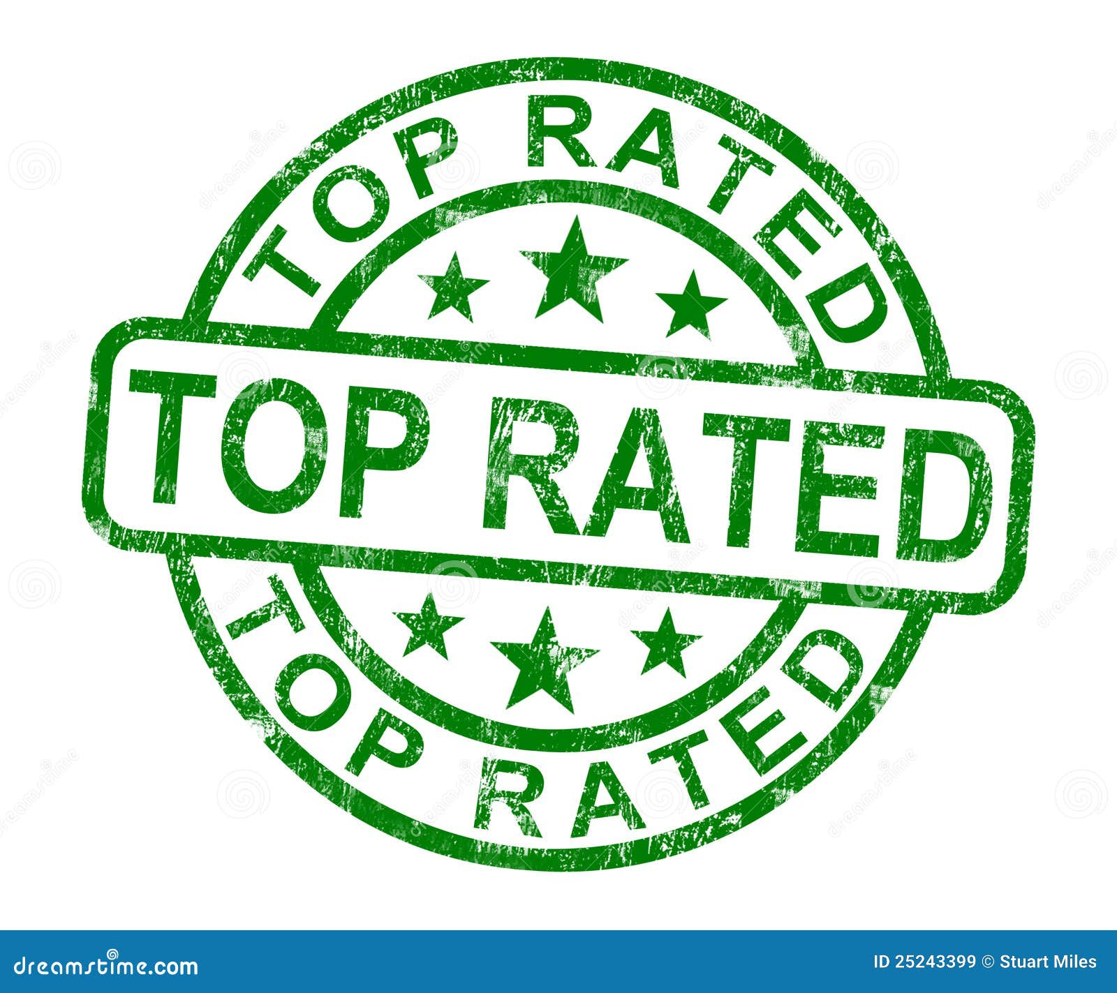 Top Rated Stamp, Thumb Up Symbol Vector Illustration | CartoonDealer ...