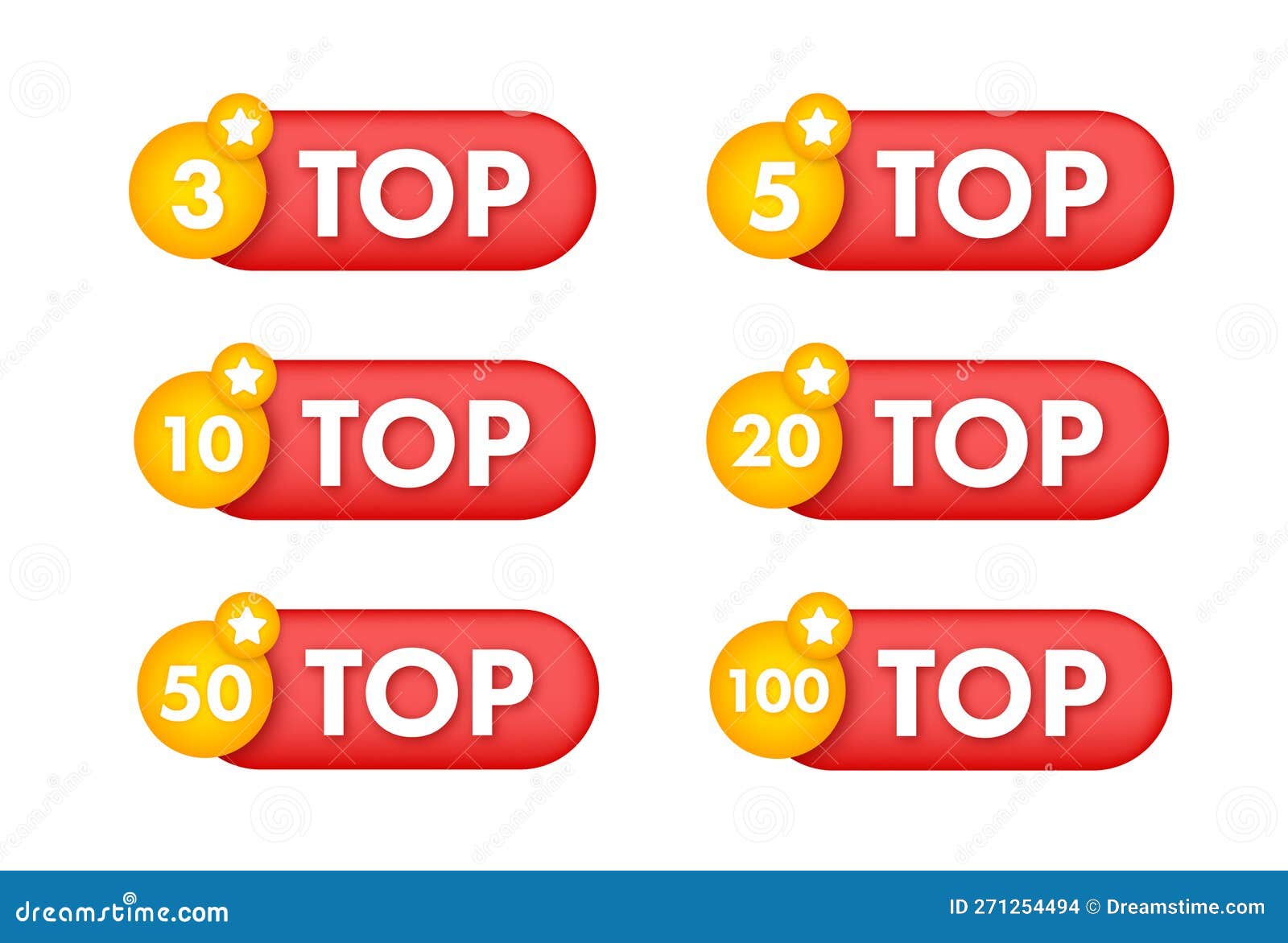 Top 3, 5, 10, 20, 50, 100 Rating Chart. Best in the Ranking. Stock ...