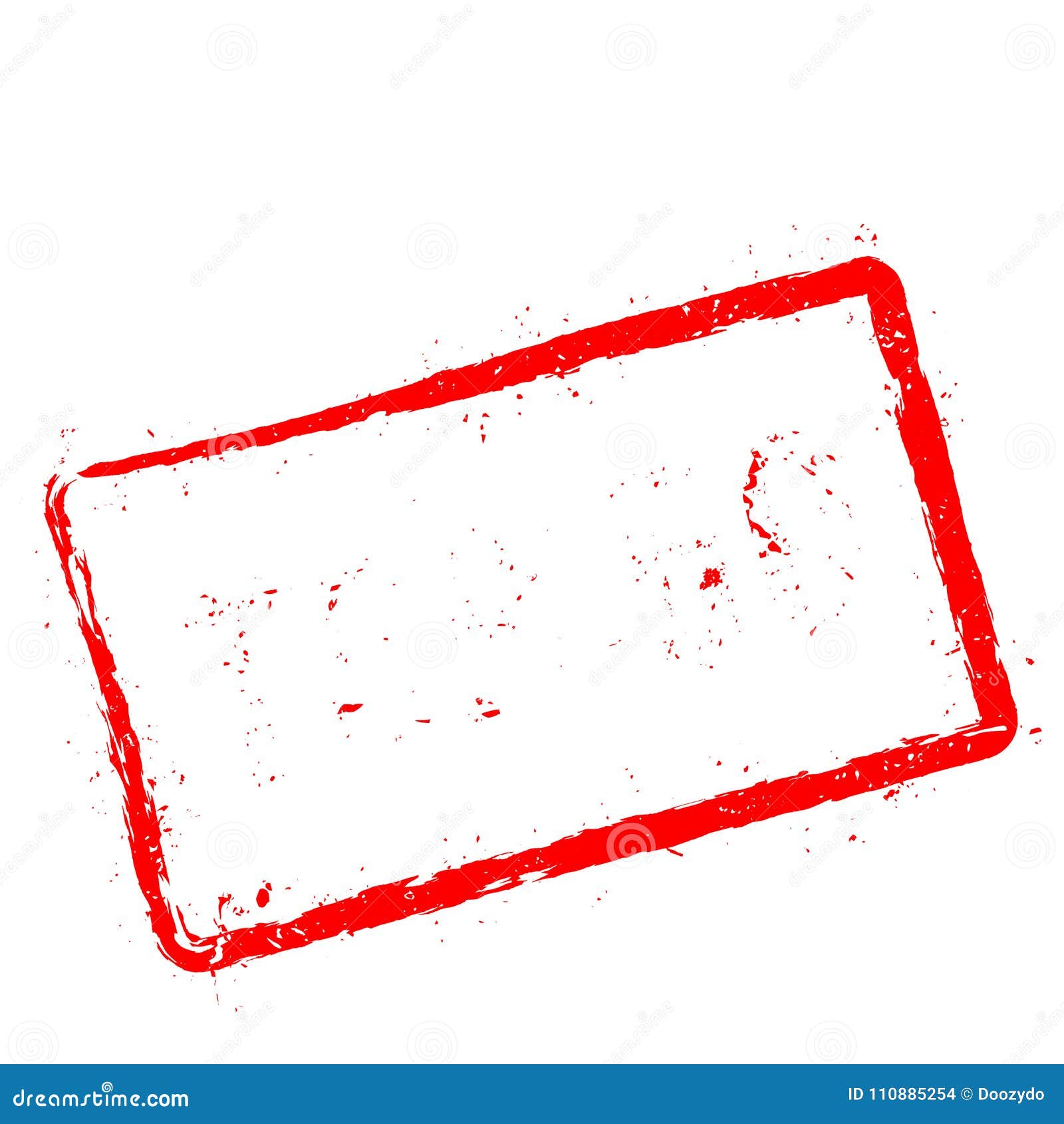 Top 50 Red Rubber Stamp Isolated on White. Stock Vector - Illustration ...