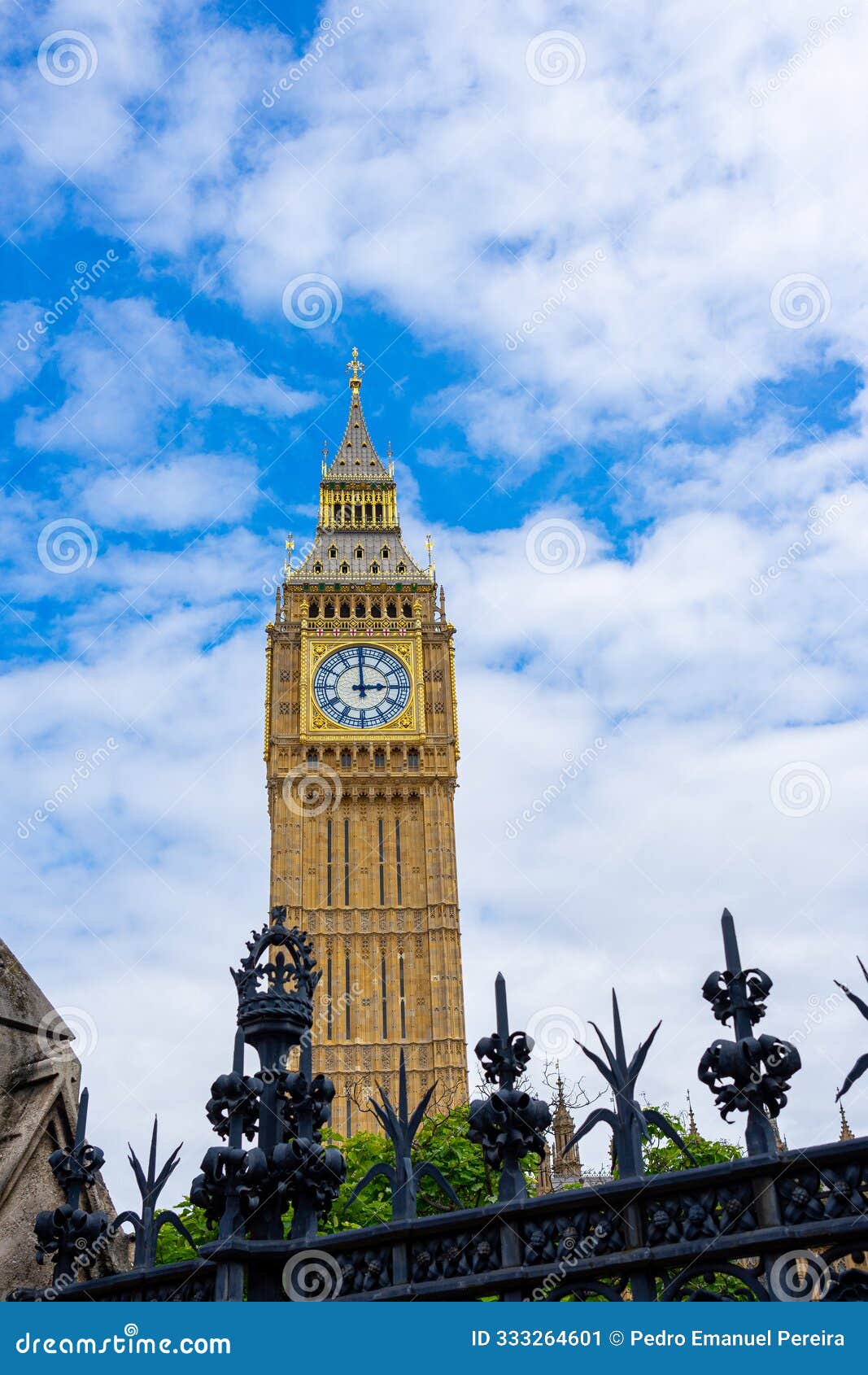 From Top of the Retlog Tower Building, Big Ben,in London Stock Image ...