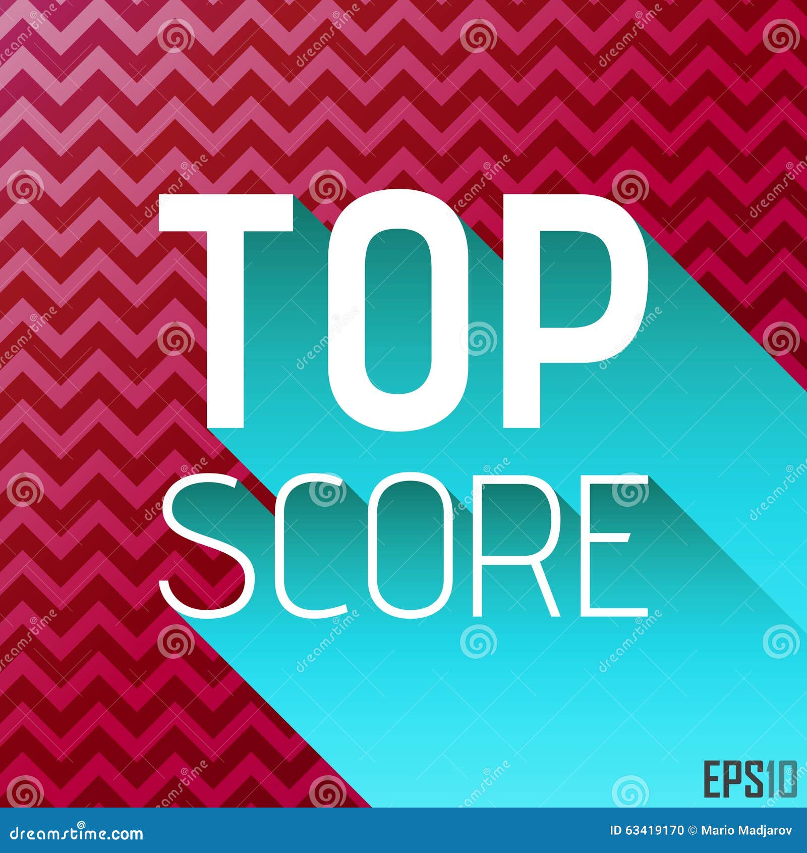 Top Score Tittle Graphics. Vector Elements. Chevron Background ...