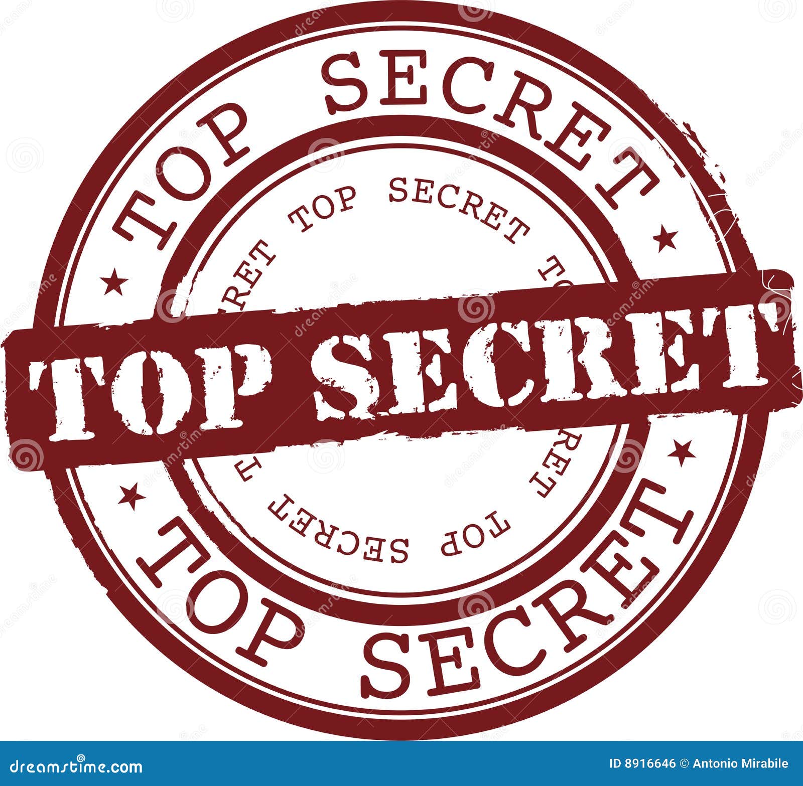 Top secret stock vector. Illustration of special, ticket - 8916646