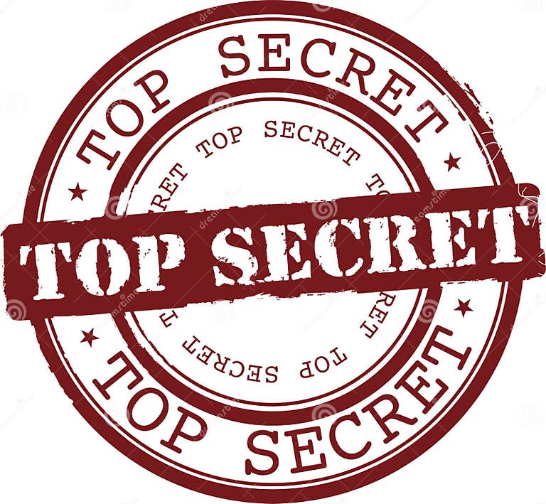 Top secret stock vector. Illustration of special, ticket - 8916646