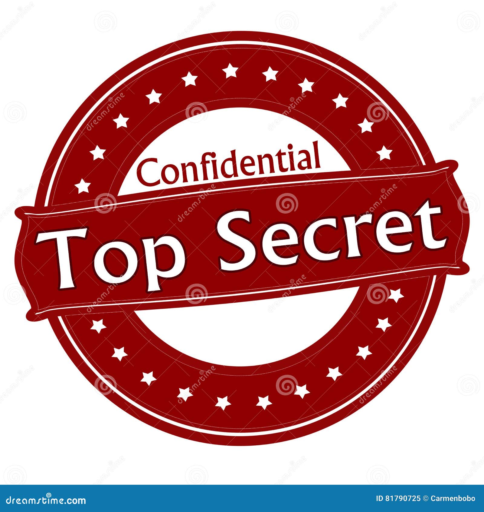 Top secret confidentiel illustration stock. Illustration du signe ...