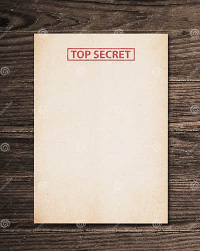Top secret document. stock photo. Image of file, topsecret - 15164200