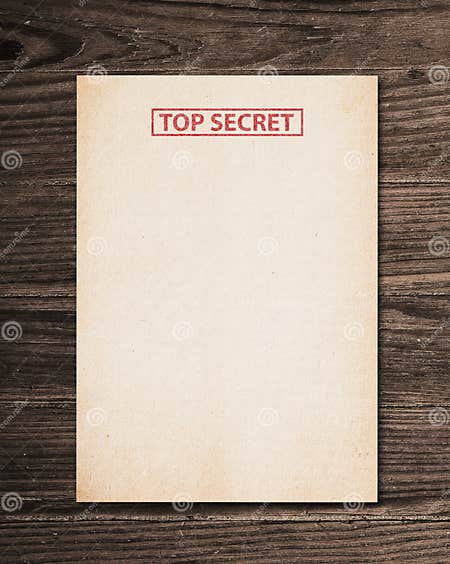 Top secret document. stock photo. Image of file, topsecret - 15164200