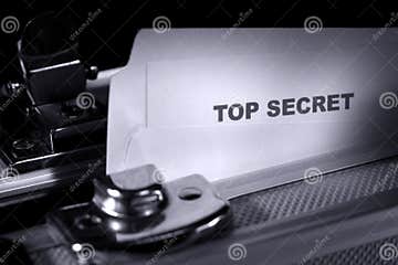 Top Secret Document in Armored Briefcase Stock Photo - Image of ...