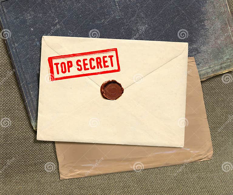 Top secret envelope stock photo. Image of envelope, office - 13418008