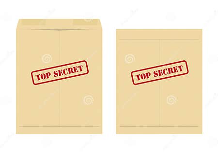 Top secret envelope stock vector. Illustration of mail - 19344655